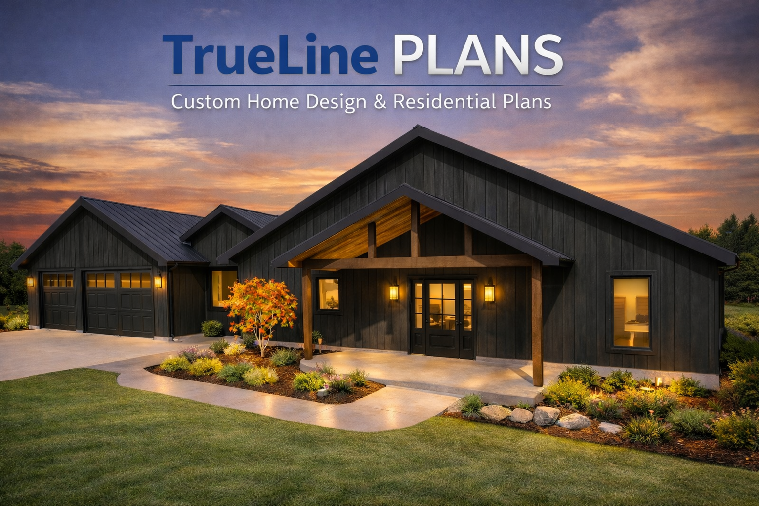 Clear. Professional. Buildable. – True Line Plans